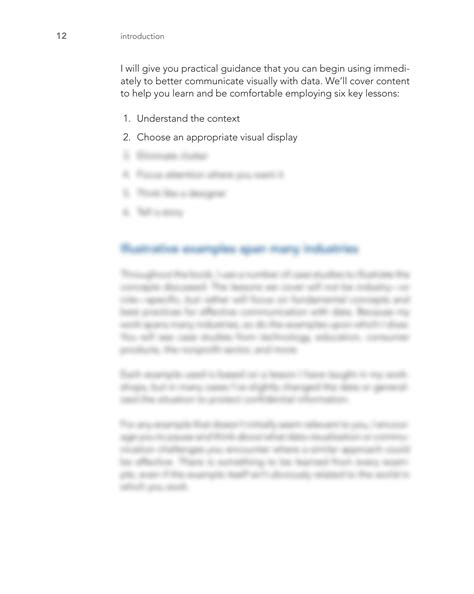 Solution Storytelling With Data A Data Visualization Guide For Business Professionals Cole