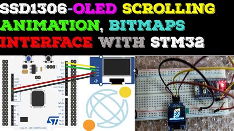ssd1306 oled with stm32 display text and graphics via i2c step by step
