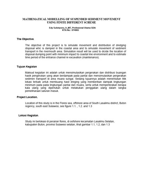 Mathematical Modelling Of Suspended Sediment Movement Pdf