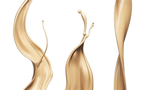 리퀴드 파운데이션 스플래시 요소 유동적 화장품 크림 3d 렌더링 액체에 대한 스톡 사진 및 기타 이미지 액체 파운데이션 갈색 Istock