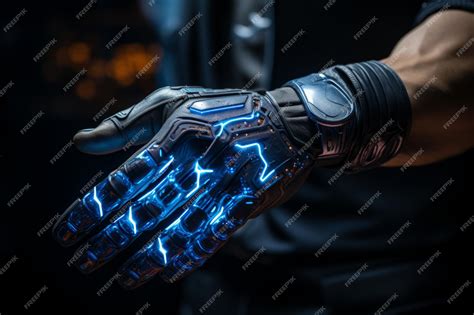 Premium Ai Image Futuristic Ai Robotic Hand Humanoid Robot Advancing Technology For Science