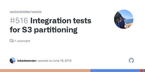 Integration Tests For S Partitioning Issue Vectordotdev Vector GitHub