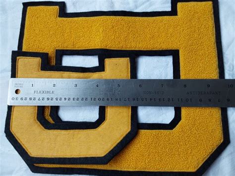 Vintage Varsity Letter D Patch 10 Inch Chenille Or 6 … Gem