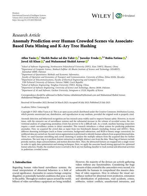 Pdf Anomaly Prediction Over Human Crowded Scenes Via Associate Based