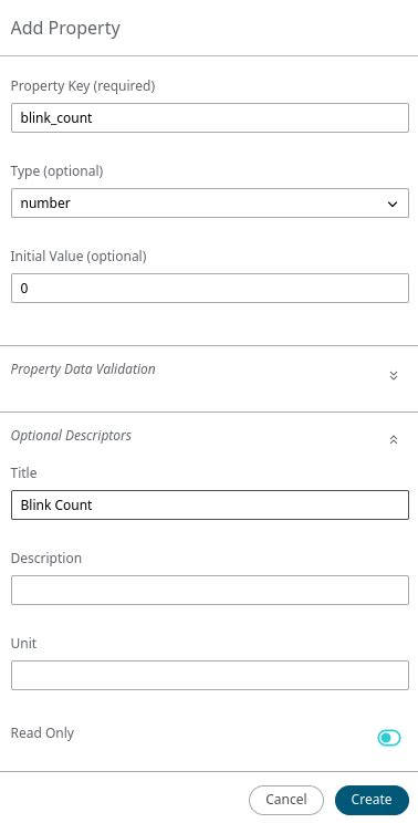 Add Thing Properties