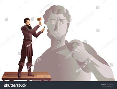 257 Chisel Statue Stock Vectors Images And Vector Art Shutterstock