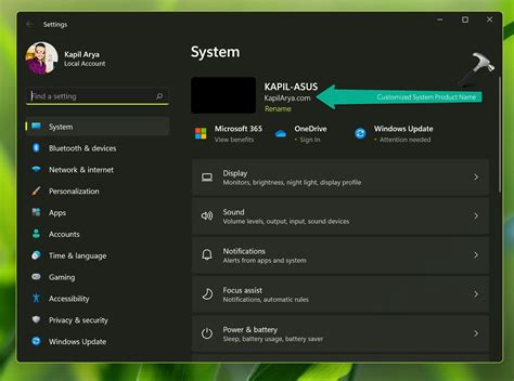 How To Change System Product Name In Windows