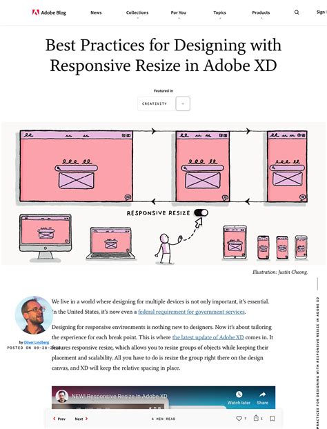 Adobe XD Responsive Resize Adobe Blog On Behance