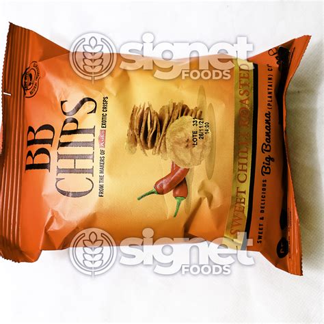Bb Chips Sweet Chilli Roasted Plantain Chips Signet Foods