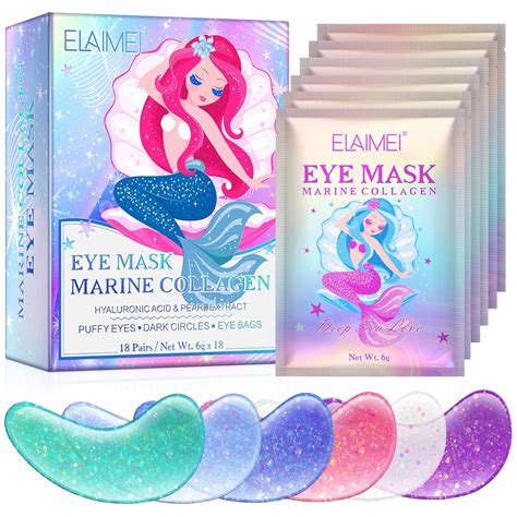 Buy Under Eye Patches 18 Pairs Pearl Eye Mask With Natural Marine Collagen Hyaluronic Ha