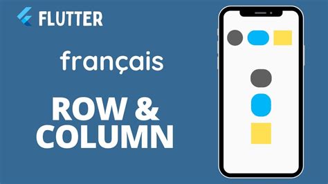 2 Widget Row Et Column Dans Flutterun Jour Un Widget De Flutter Youtube
