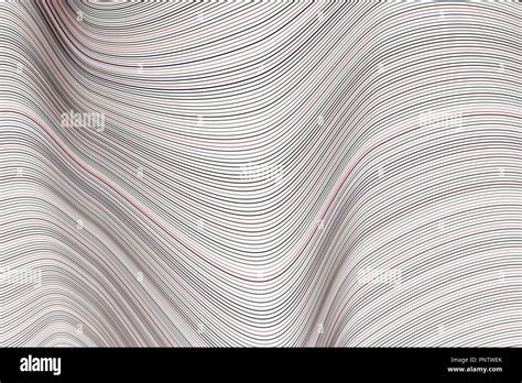 Abstract Conceptual Geometric Line Curve And Wave Pattern Good For Web
