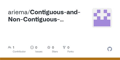 Github Ariemacontiguous And Non Contiguous Memory Management
