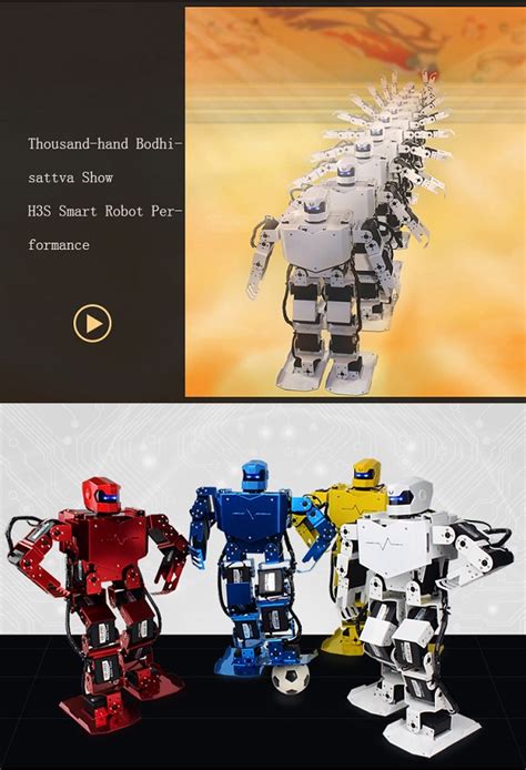 16dof Robo Soul H3s Biped Robotics Two Leg Human Robot Aluminum Frame Kit With Servos And Helmet