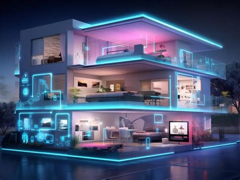 Premium Photo Seamless Smart Home Automation AI Generated
