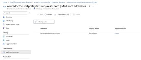 Send Emails Via Smtp Relay With Azure Communication Services