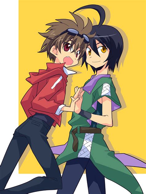Kazami Shun And Kuusou Danma Bakugan And 1 More Drawn By Shiu Kazuki