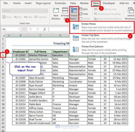 How To Freeze Multiple Sections In Excel At Kevin Tejeda Blog