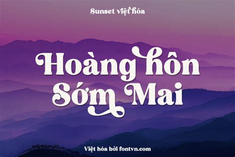 Playfair Display Việt Hóa Font Chữ Serif Kinh điển Của Designer Fontvn