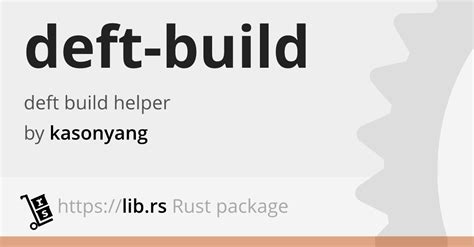 deft build — rust library lib rs