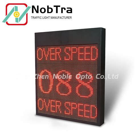 Highway Speed Limit Led Warning System Transportation Safety Device