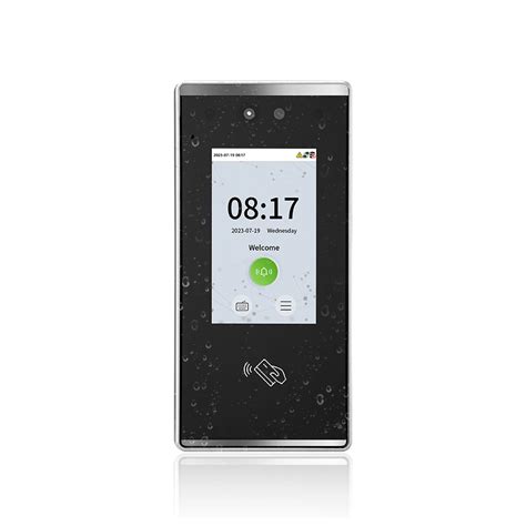 China Outdoor Weatherproof Visible Light Face Detector Proximity Card Time Clock With Speedy