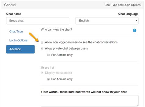 How To Disable Viewers From Seeing The Chat Online Group Chat Room Plugin For Websites And