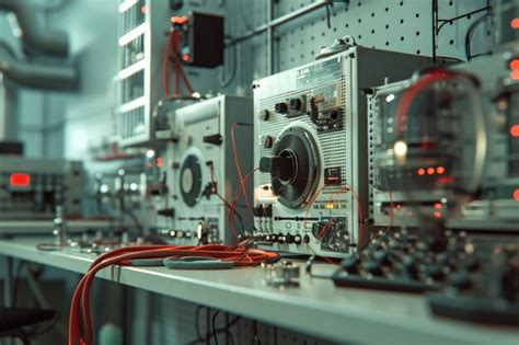 Premium Photo Electrical Experience In Physics Laboratory