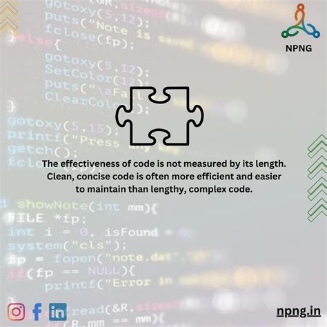 more code equals better solutions npng institute