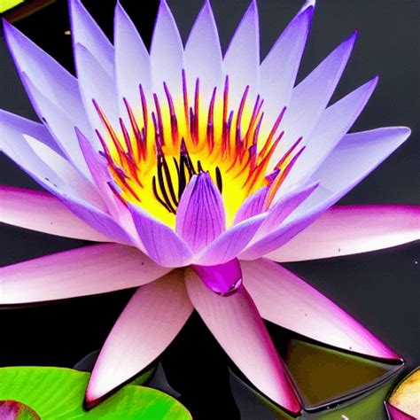 Water Lily Portrait · Creative Fabrica