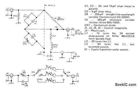 RF BRIDGE FOR COAX Analog Circuit Basic Circuit Circuit Diagram SeekIC Com