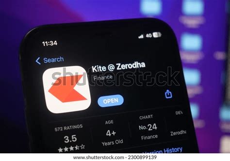 Stock Market Kite Zerodha Application Displayed Stock Photo Shutterstock