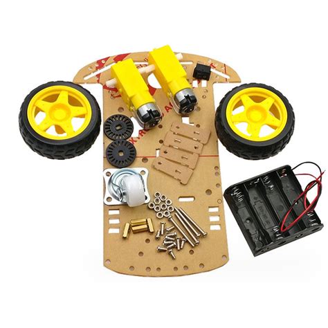 2wd Smart Car Robot Chassis Kits ชุดรถบังคับ 2 ล้อ ล้ออิสระ พร้อมส่งในไทย Shopee Thailand