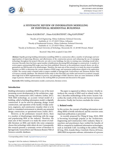Pdf A Systematic Review Of Information Modelling Of Individual Residential Buildings