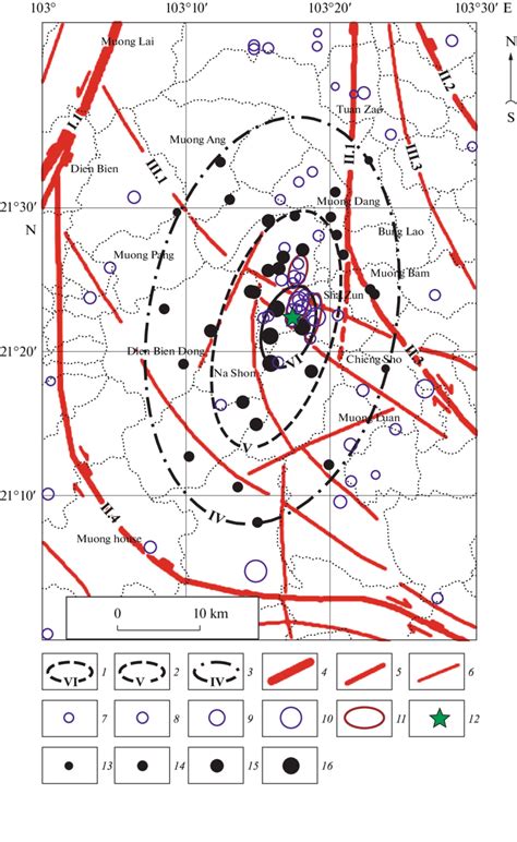 Isoseismic Map Of January 8 2018 Muong Ang Earthquake 1 3