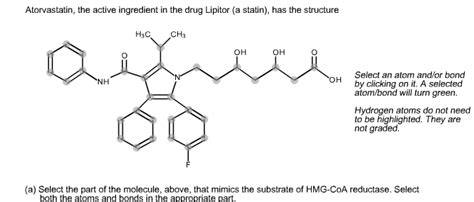 Solved Atorvastatin The Active Ingredient In The Drug
