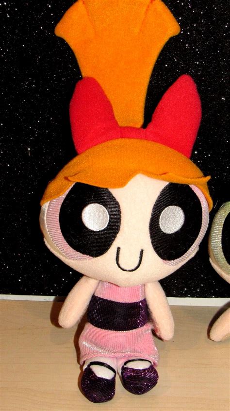 Cartoon Network Powder Puff Girls 8 Plush Bubbles Buttercup Blossom