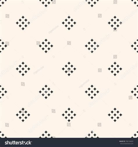 Vector Geometric Texture Small Diamond Shapes Stock Vector Royalty