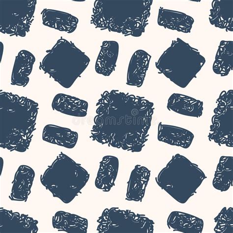 Seamless Pattern With A Simple Abstract Drawing Stock Illustration Illustration Of Decoration
