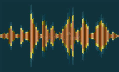 Abstract Sound Wave Pattern Stock Vector Illustration Of Concept