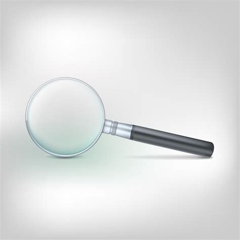 Free Vector Realistic Magnifying Glass