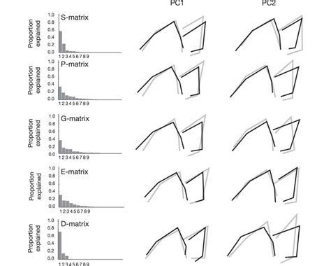 Scree Plots Showing The Proportion Of Variance Explained By Each Of The