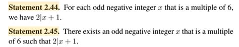 Solved Statement For Each Odd Negative Integer X That Chegg
