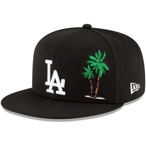 หมวกแก๊ปแฟชั่น Mlb Los Angeles Dodgers หมวกติดตั้ง 59fifty หมวกเต็ม