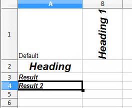 LibreOffice Calc Cell Styles Ahuka Communications