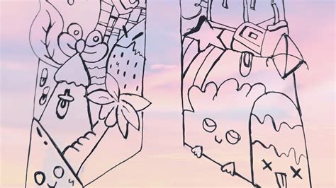 How To Draw Bts Logo With Doodles Art Bts Step By Step Youtube
