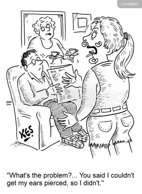 Body Piercing Cartoons And Comics Funny Pictures From Cartoonstock