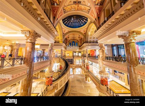 Las Vegas Sep 25 Interior View Of The The Forum Shops Of Caesars