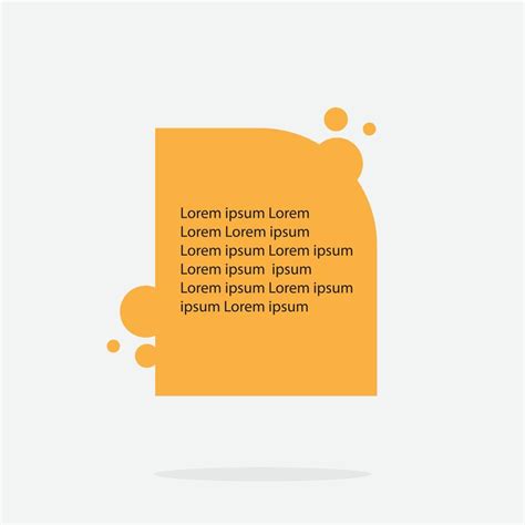 Design De Caixa De Texto Com Estilo Simples E Elegante Vetor No Vecteezy