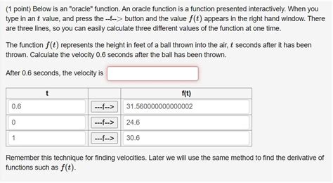 Solved 1 Point Below Is An Oracle Function An Oracle